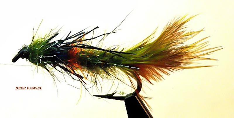 Deer Damsel Fly Pattern – SwittersB & Exploring