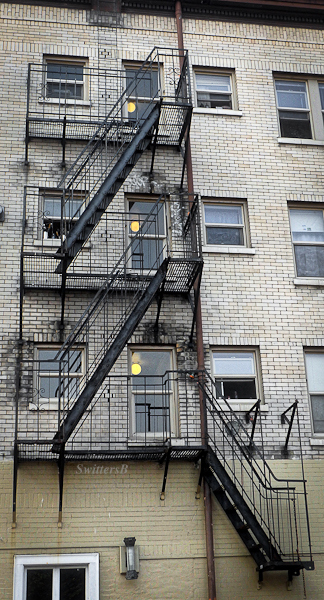 fire escape & tragedy… – SwittersB & Exploring